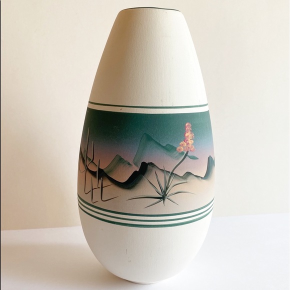 Accents | Vintage New West Pottery Hand Painted Vase | Poshmark